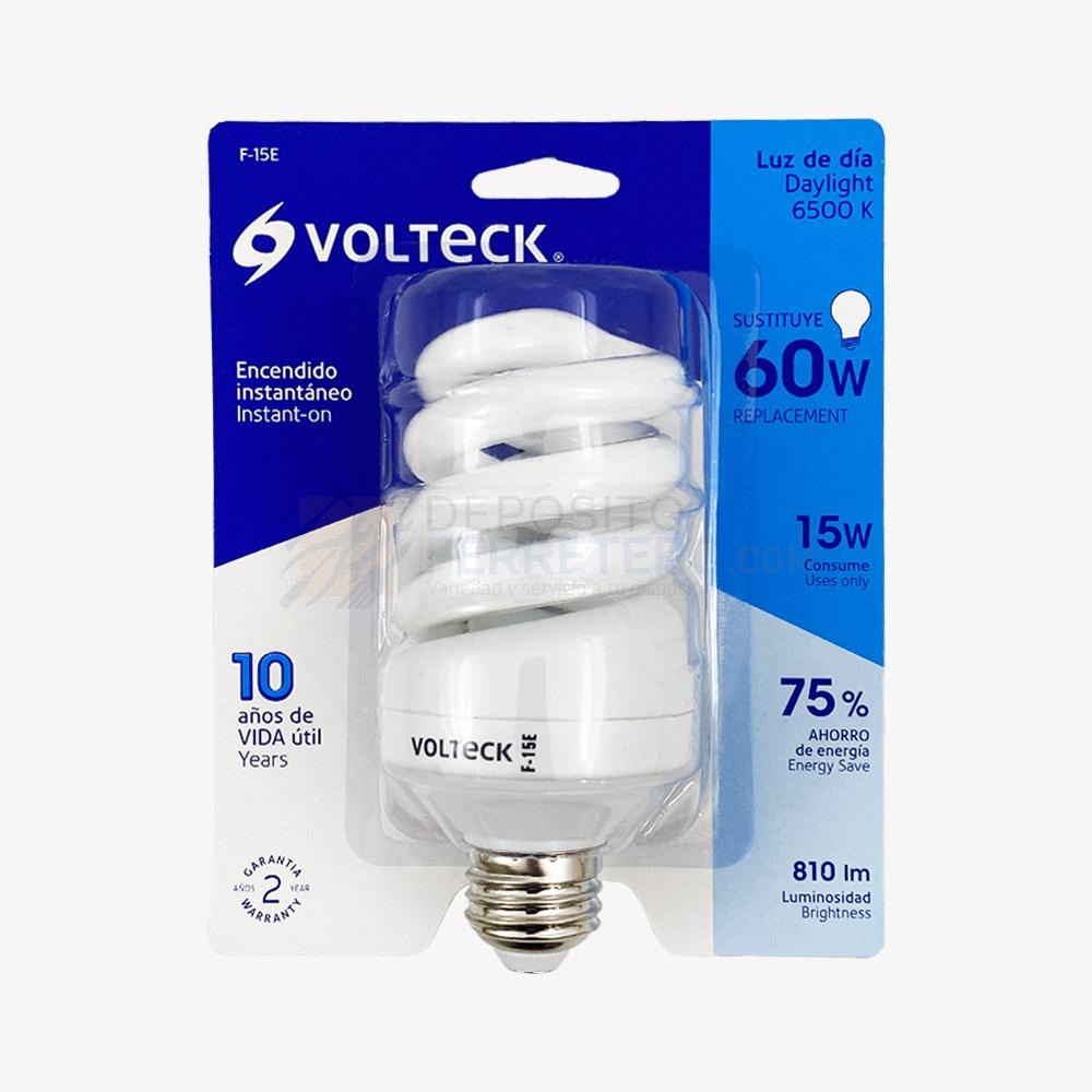 BOMBILLO B/C 15W F-15E VOLTECH BCO — Depósito Ferretero