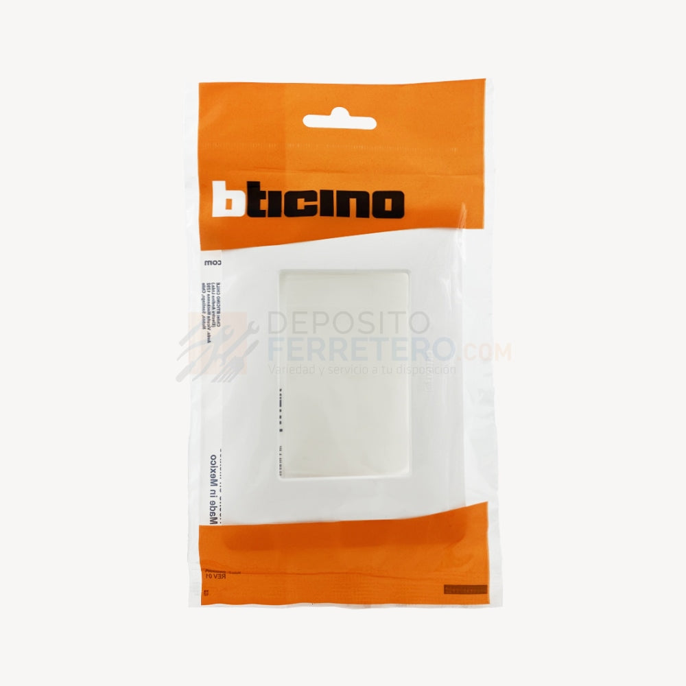 PLACA 3MOD AM503/3BN BCA MATIX BTICINO — Depósito Ferretero