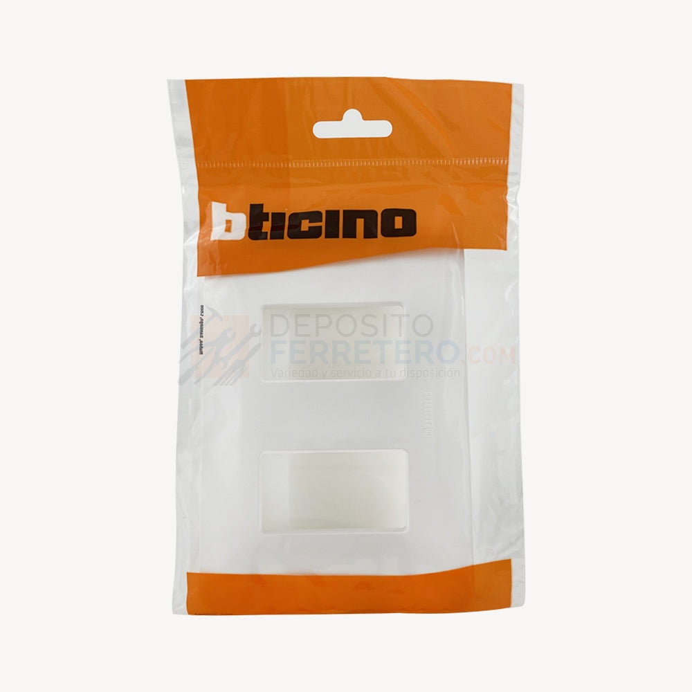 PLACA BCA. 2M AM503/2BN MATIX BTICINO — Depósito Ferretero