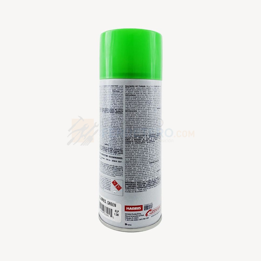 SPRAY VERDE FLUORESCENTE HARRIS — Depósito Ferretero